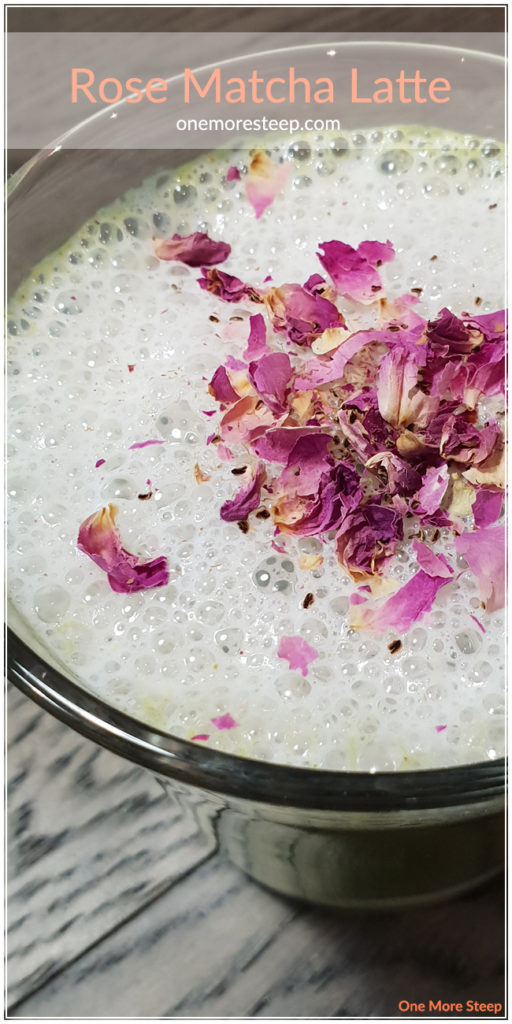 Rose Matcha Latte – One More Steep